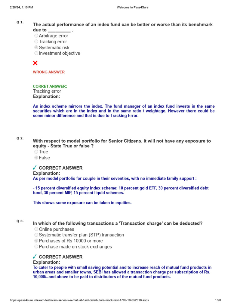 Understanding Mutual Fund Concepts | PDF | Mutual Funds | Exchange ...