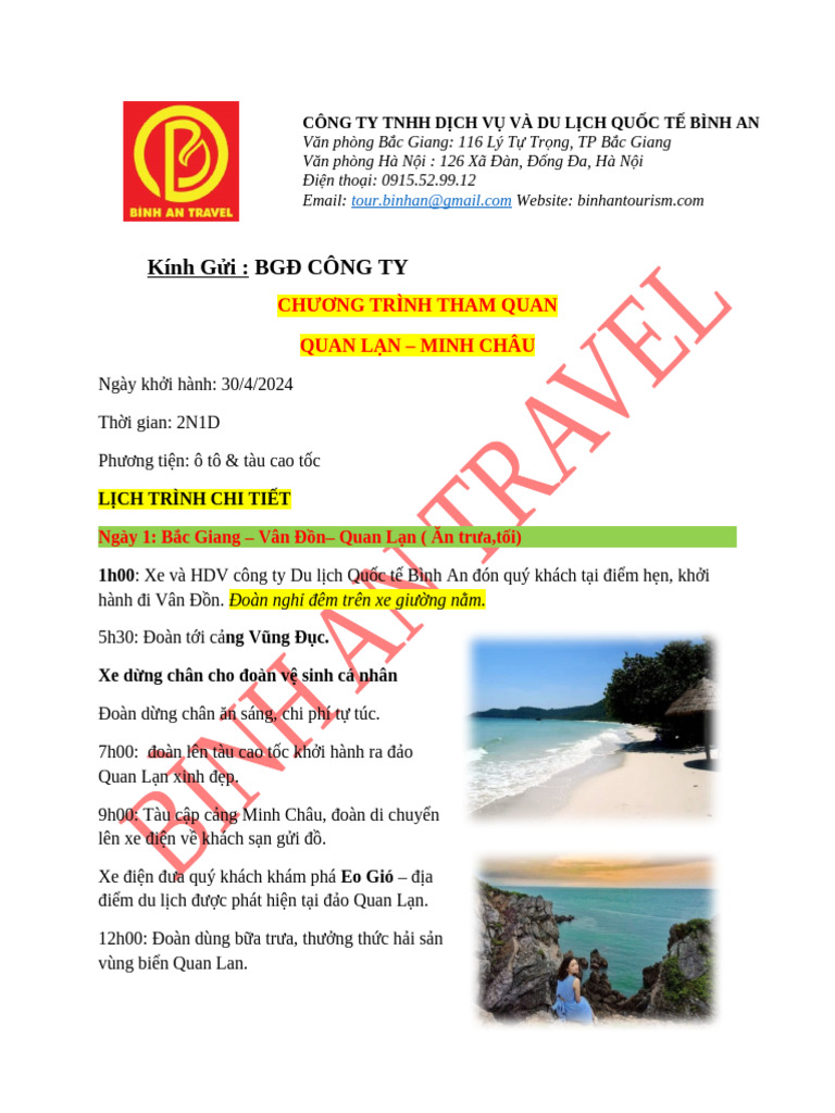 Bamb 19 Minh Châu Quan L N 2n1d | PDF