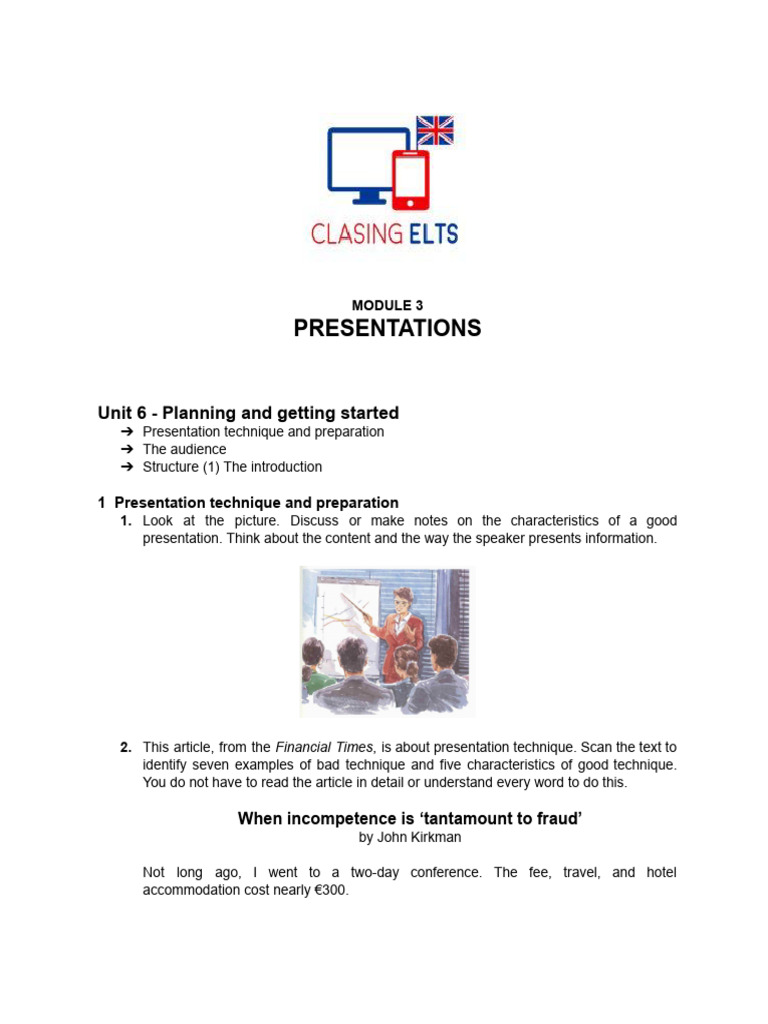 Unit 6 - Planning and Getting Started | PDF | Human Communication