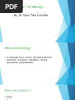 Cardiovascular Terminology Breakdown | PDF
