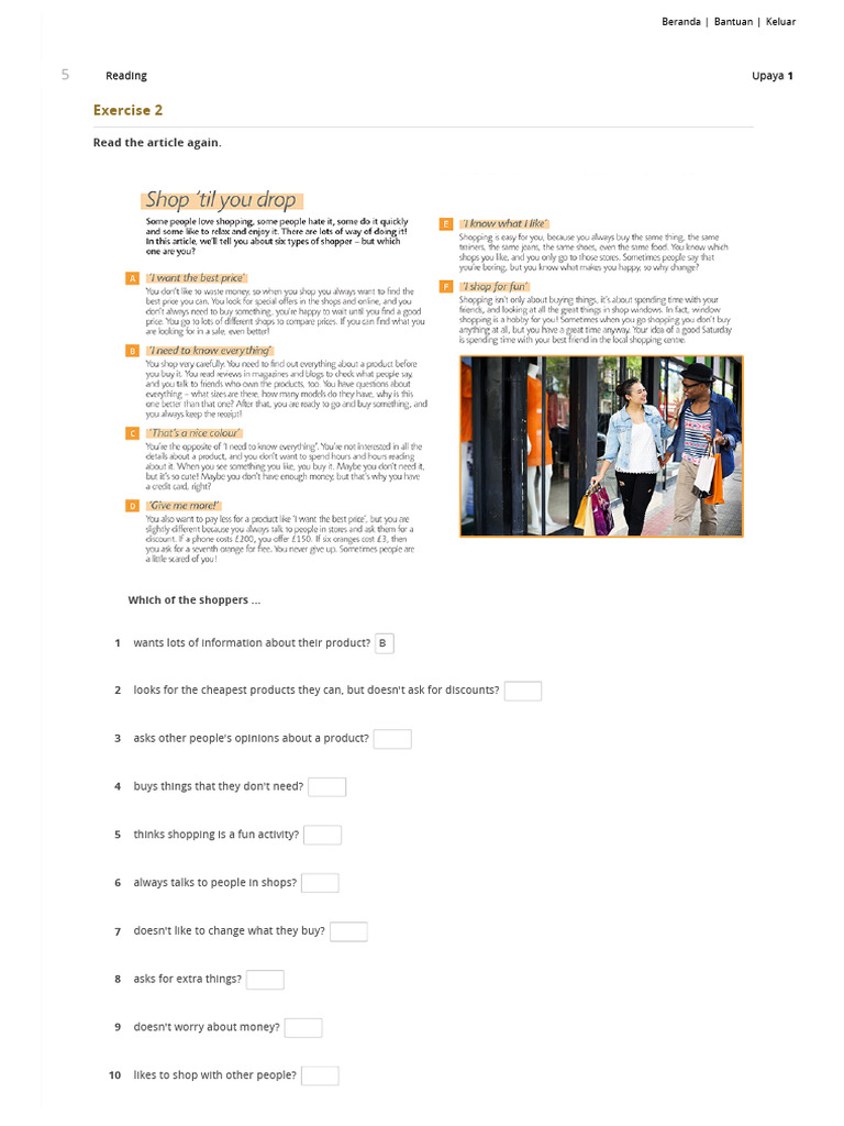 Exercise 2 Mode Selesaikan Unit 5 Reading 210a2pwib Myenglishlab Pdf 
