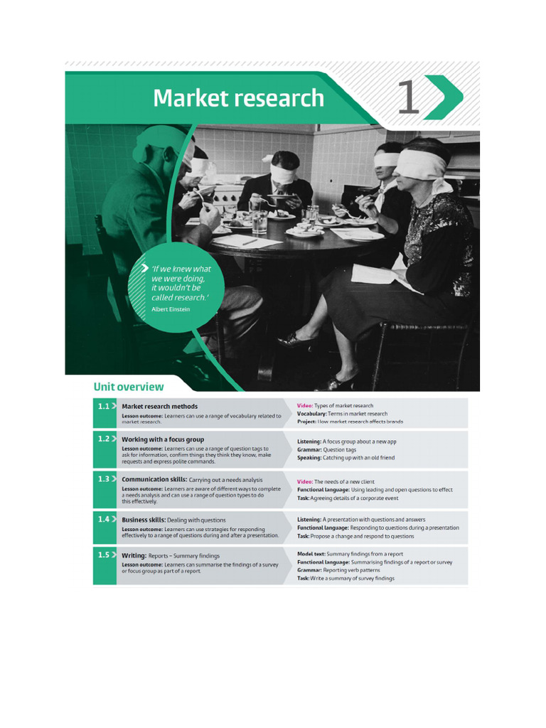 Business Partner B2 M - Unit 1.1 | PDF