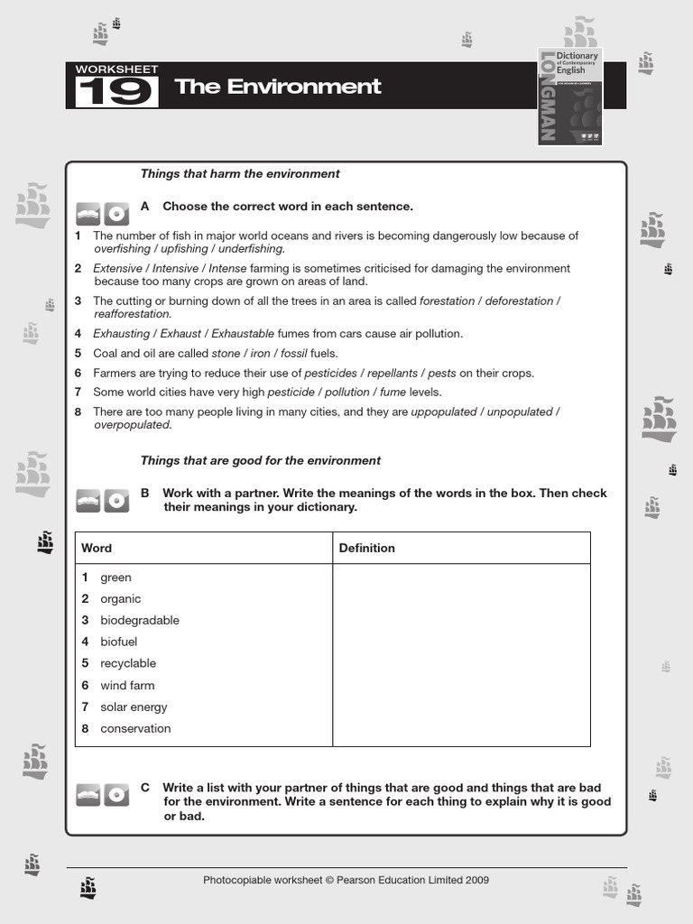 Worksheet19 | PDF | Agriculture | Natural Environment
