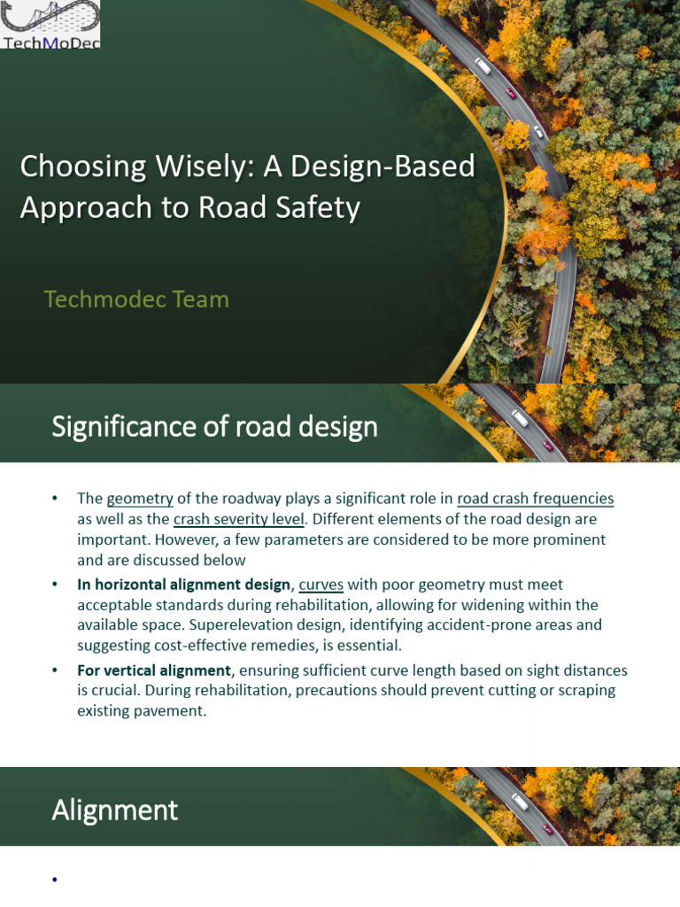 Choosing Wisely - A Design-Based Approach To Road Safety | PDF ...
