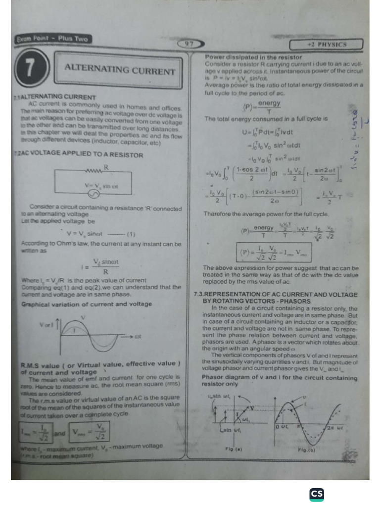 Alternating Current Pdf