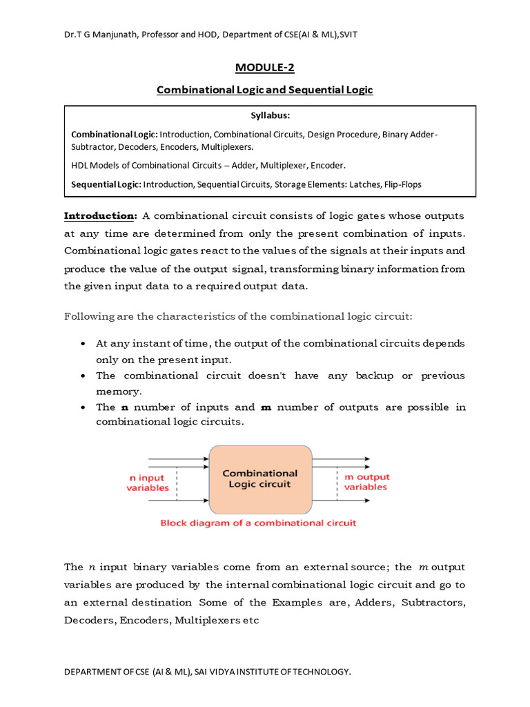 DDCO (Module - 2) | PDF | Binary Coded Decimal | Logic Gate