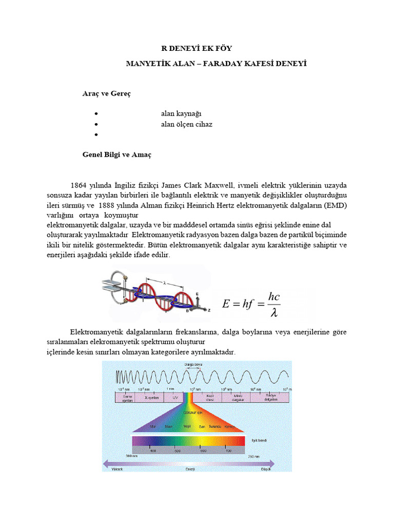 EMA-Faraday Kafesi Deneyi | PDF