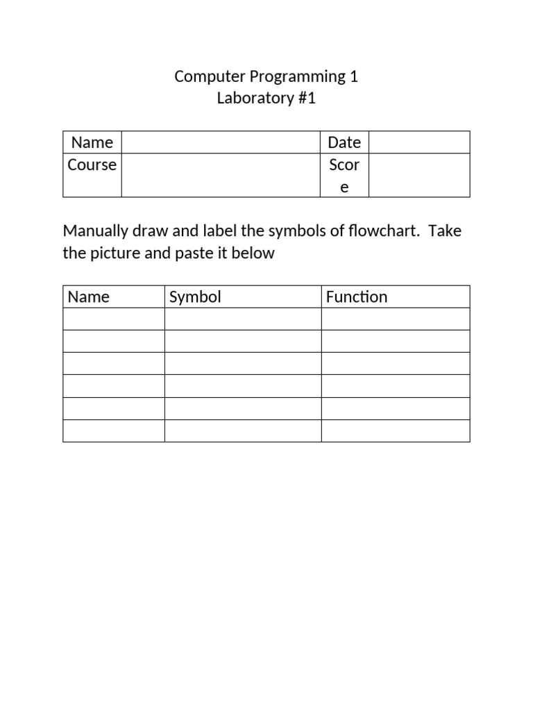 Laboratory 1 | PDF