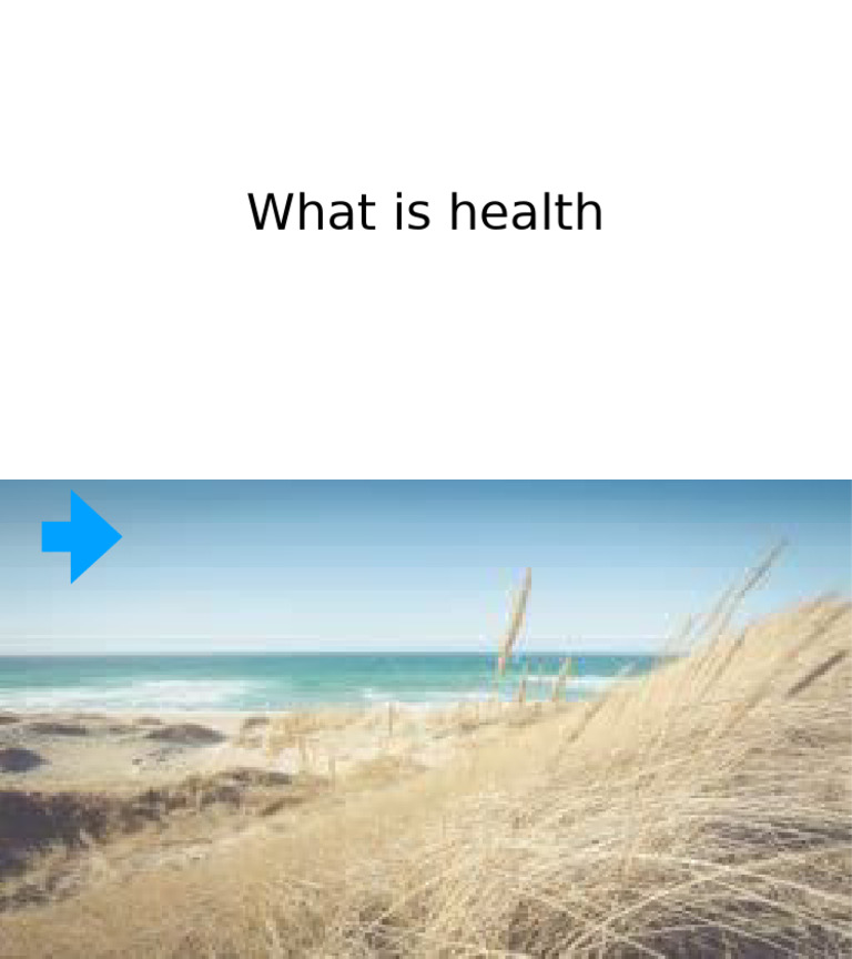 What Is Health | PDF