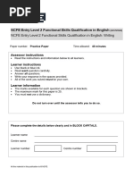 Entry 2 in ESOL Skills For Life (Speaking and Listening) Sample ...