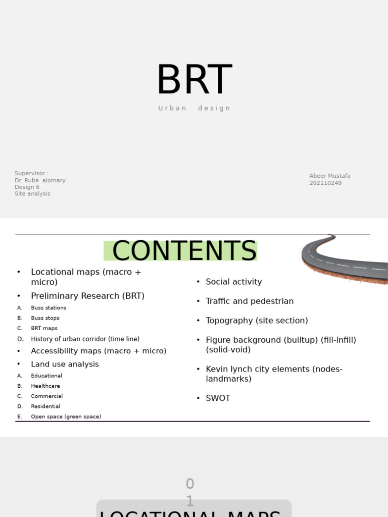 BRT phase 1 | PDF
