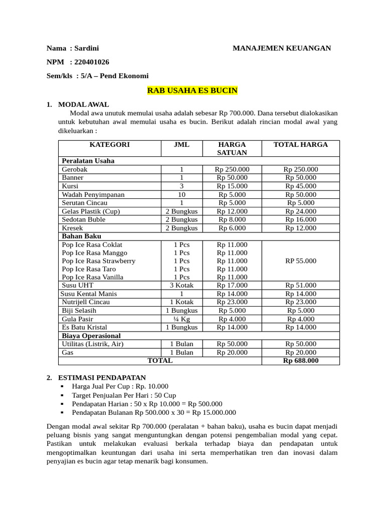 Rab Es Bucin - Sardini | PDF