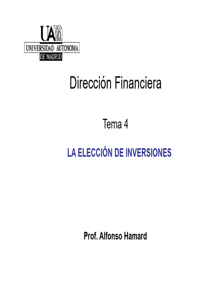 Tema 4 | PDF | Inversiones | Compartir (Finanzas)
