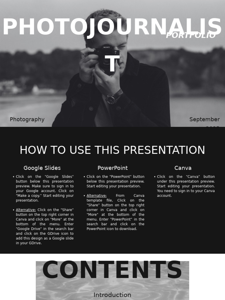 Photojournalist Portfolio | PDF | Software