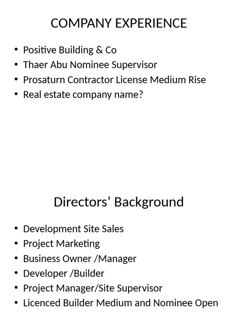 Tony Abu - Past Projects | PDF | Housing | Real Estate