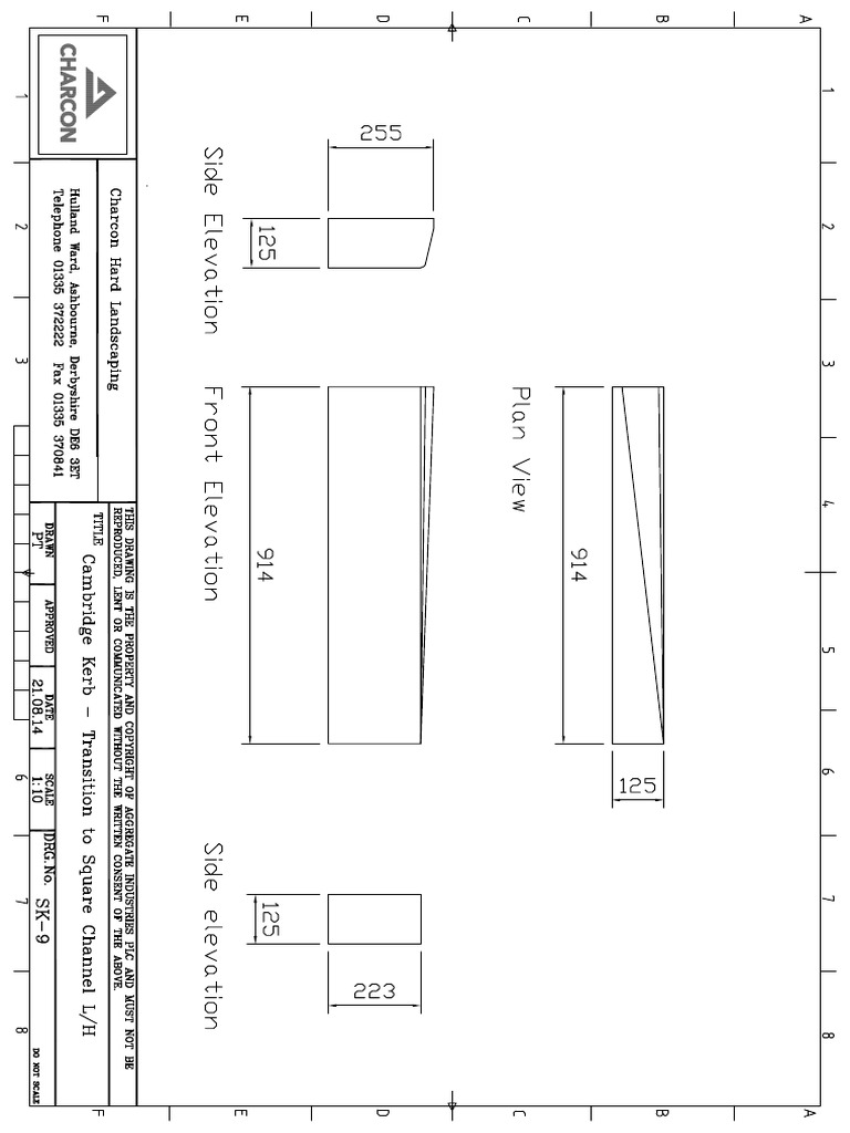 Cambridge Kerb Transition To Square Channel LH | PDF