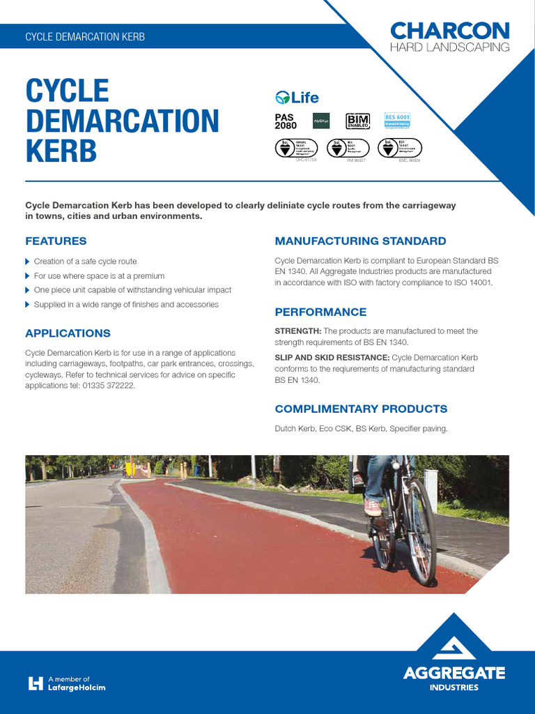 Charcon Landscaping Cycle Demarcation Tds | PDF | Recycling | Natural ...