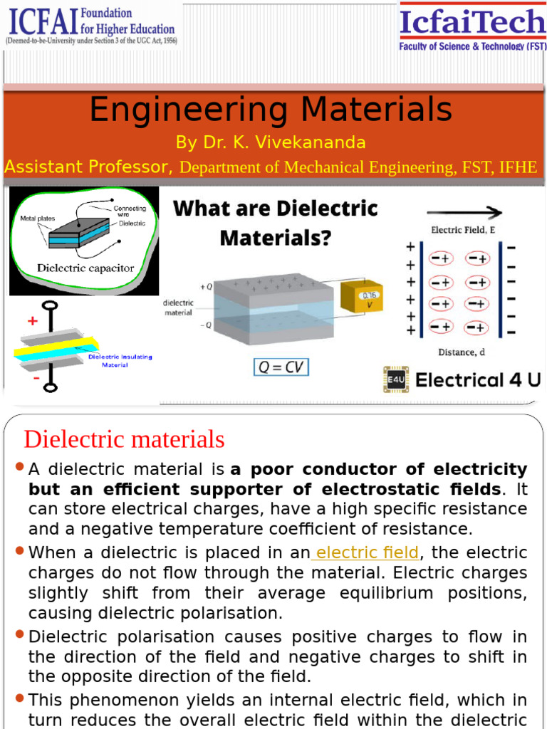 Real-Life Examples of Dielectric Materials | PDF | Dielectric | Capacitor