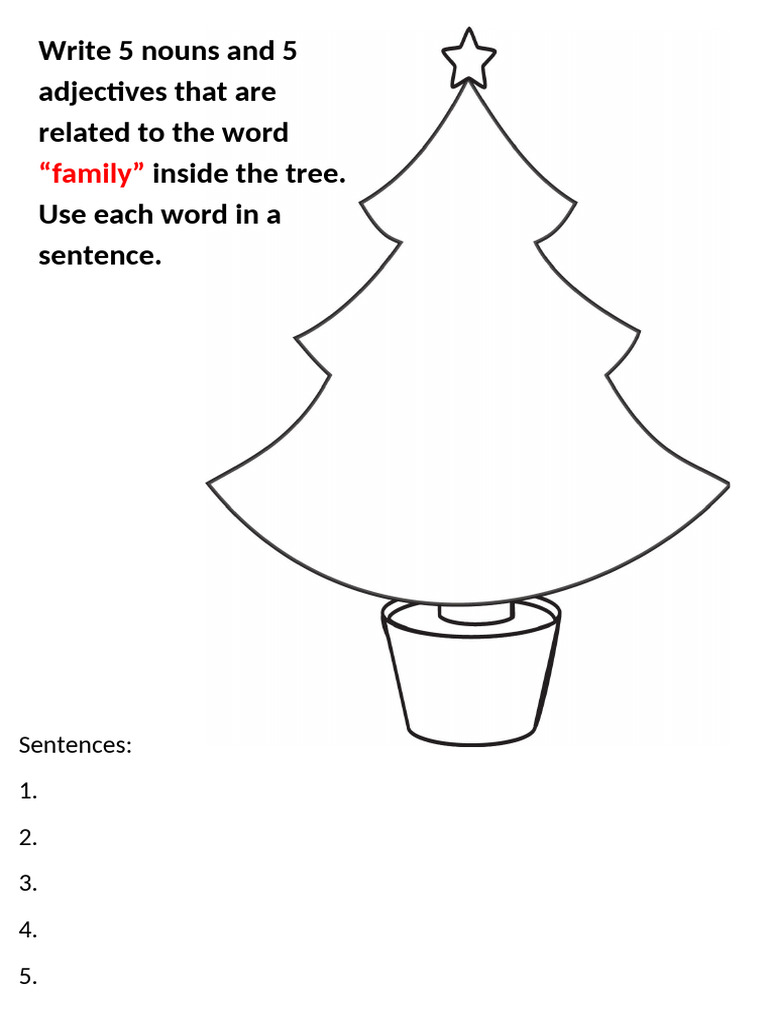 Activity-Nouns and Adjectives | PDF