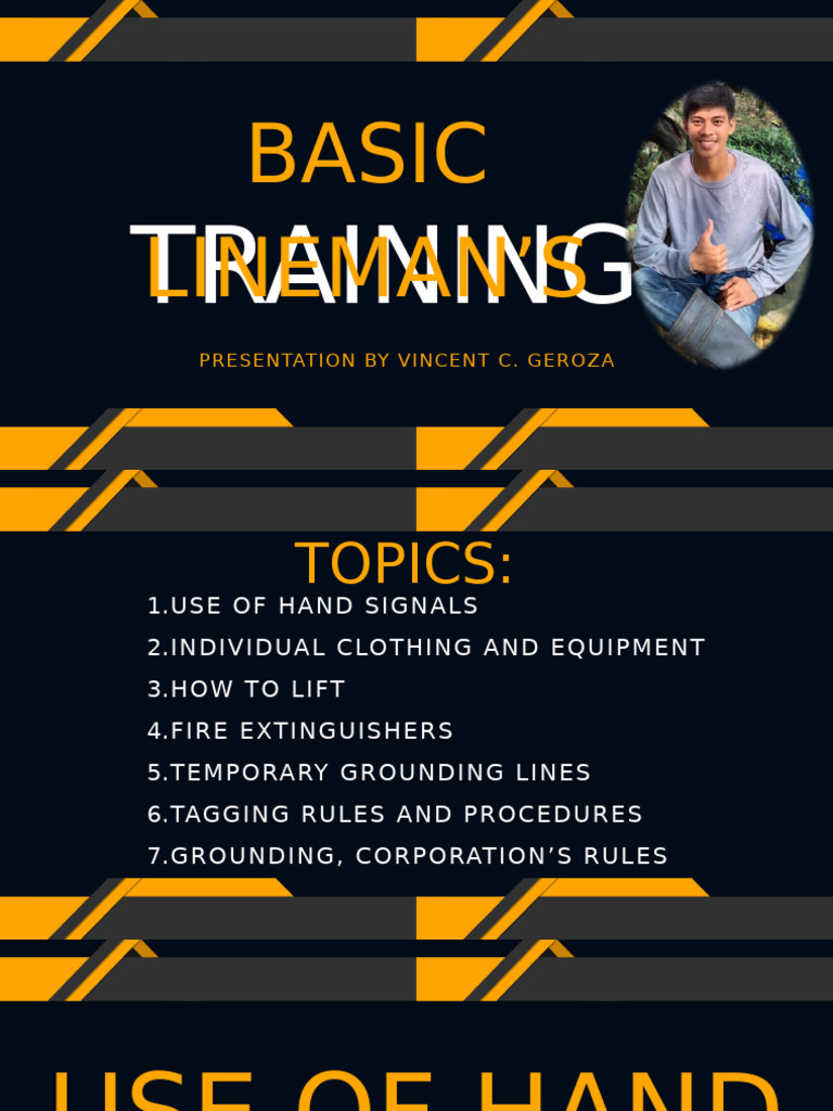Lineman Training: Safety and Procedures | PDF | Fires | Electricity