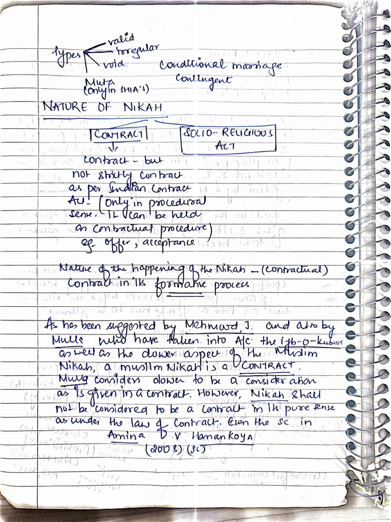 Family Law Notes 1 | PDF
