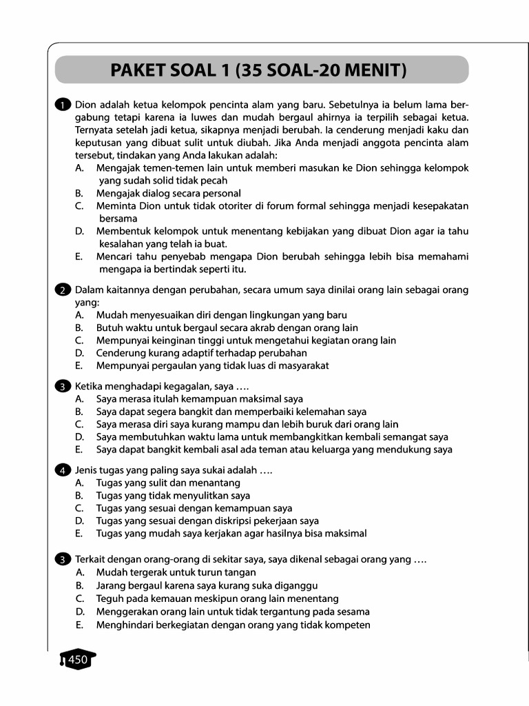 Modul Resmi SKD+SKB Cat Asn - Cpns 2018-2019 | PDF