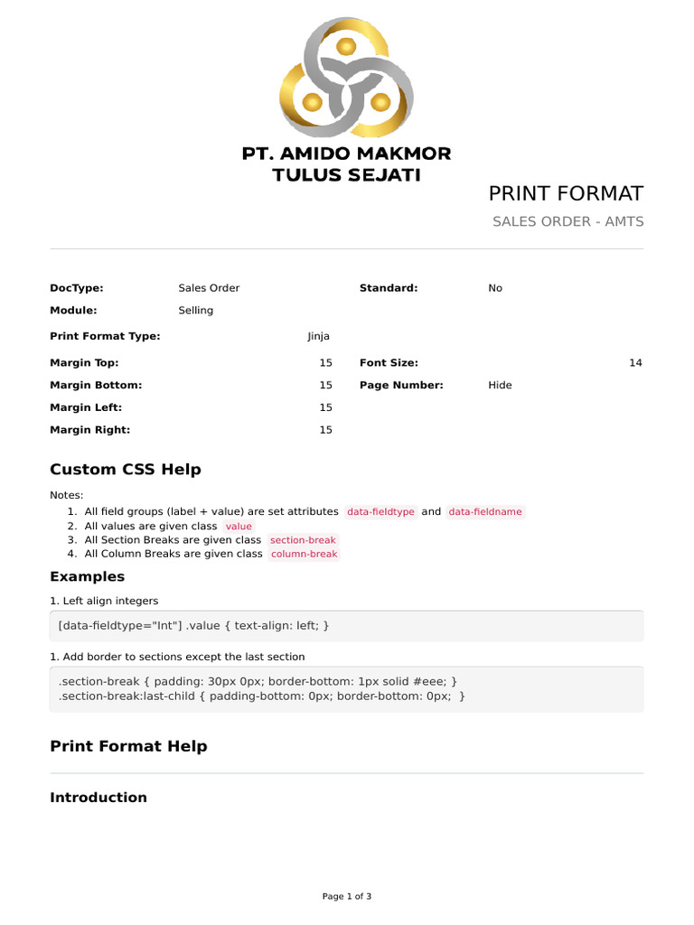 Sales Order - AMTS | PDF | Bootstrap (Front End Framework) | Software ...