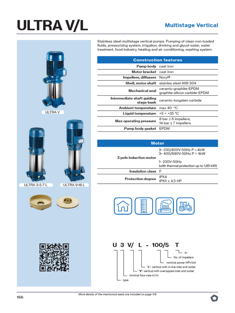 Catalog Ultra V | PDF | Pump | Mechanical Engineering