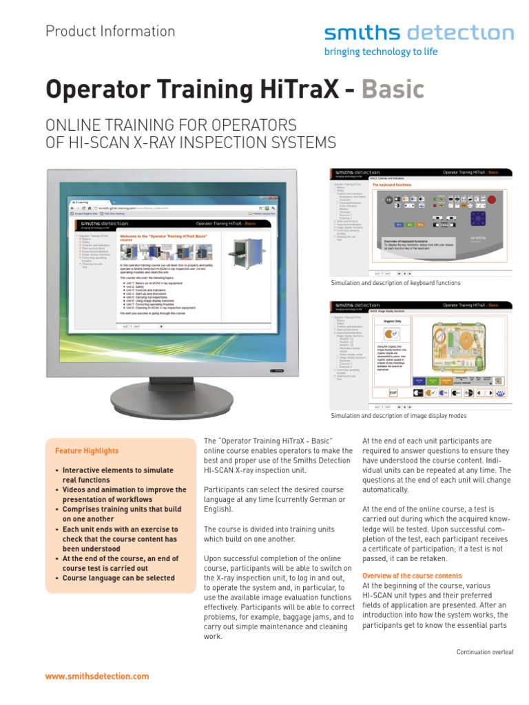 training hi trax | PDF | X Ray | Educational Technology