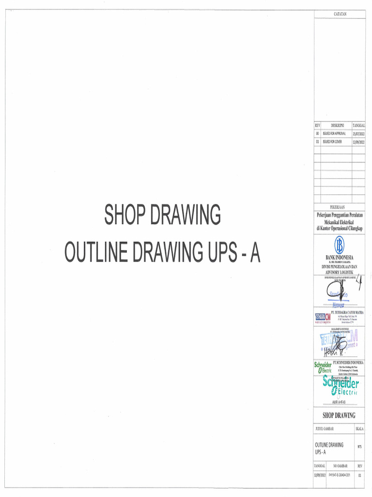 P41547-E-D0404-D01 r00 Outline Drawing Ups - A (Approved) | PDF