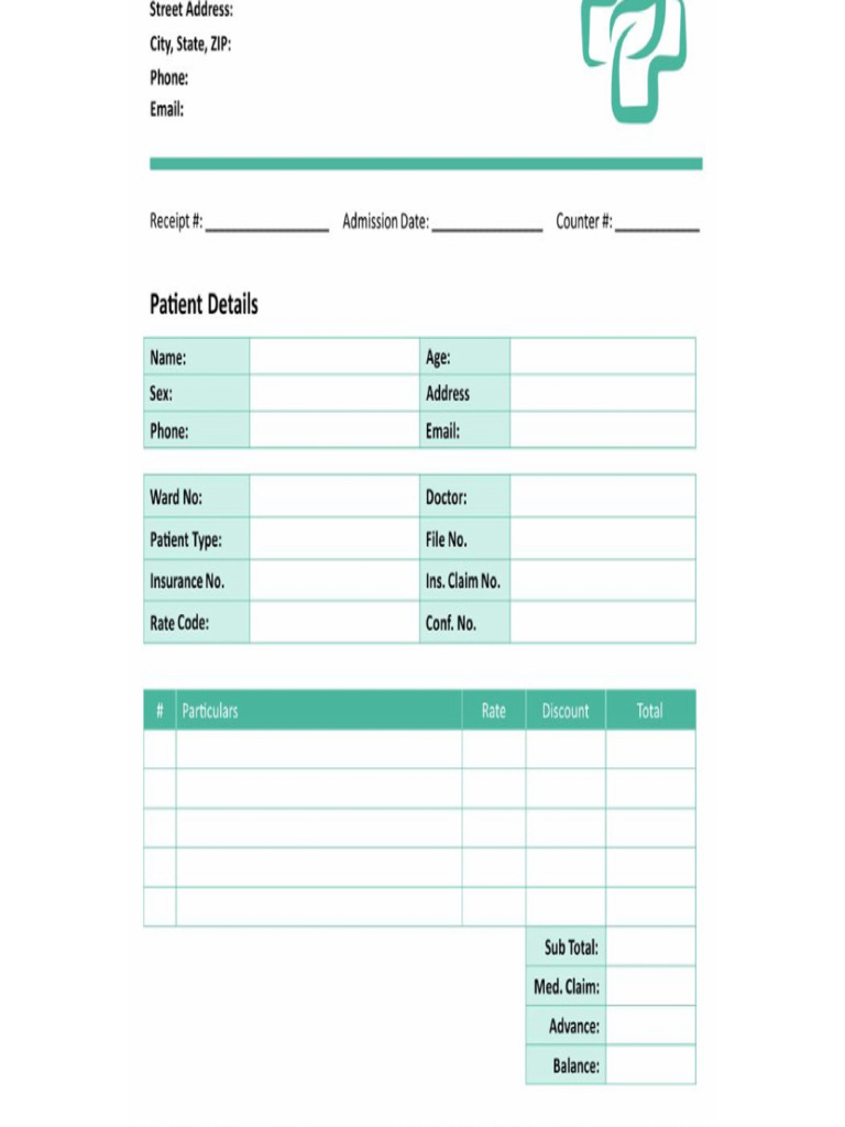 Medical Receipts - 10 Free PDF Printables - Printablee | PDF