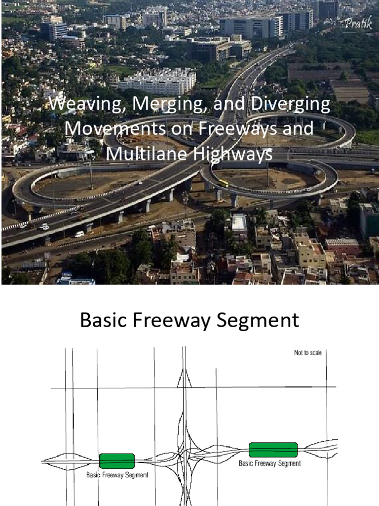 Weaving, Merging, and Diverging on Highways | PDF | Traffic | Lane