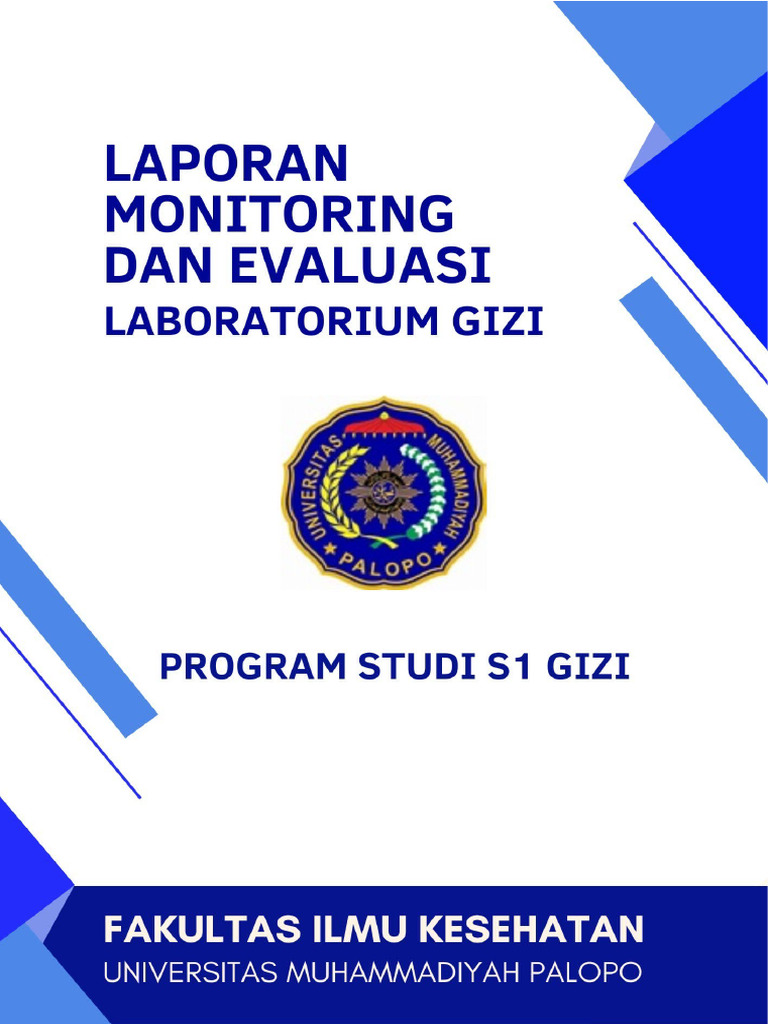 Laporan Monev Lab Gizi Audit Ukm Fix | PDF