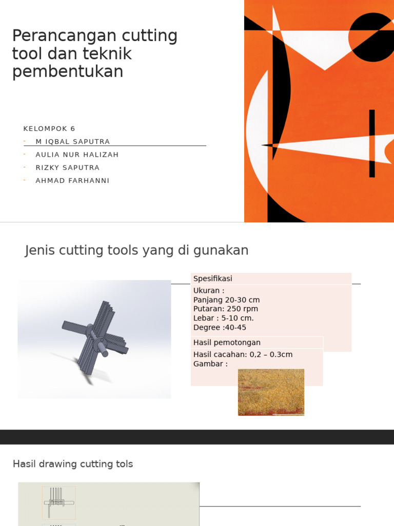 Perancangan Cutting Tool Dan Teknik Pembentukan | PDF