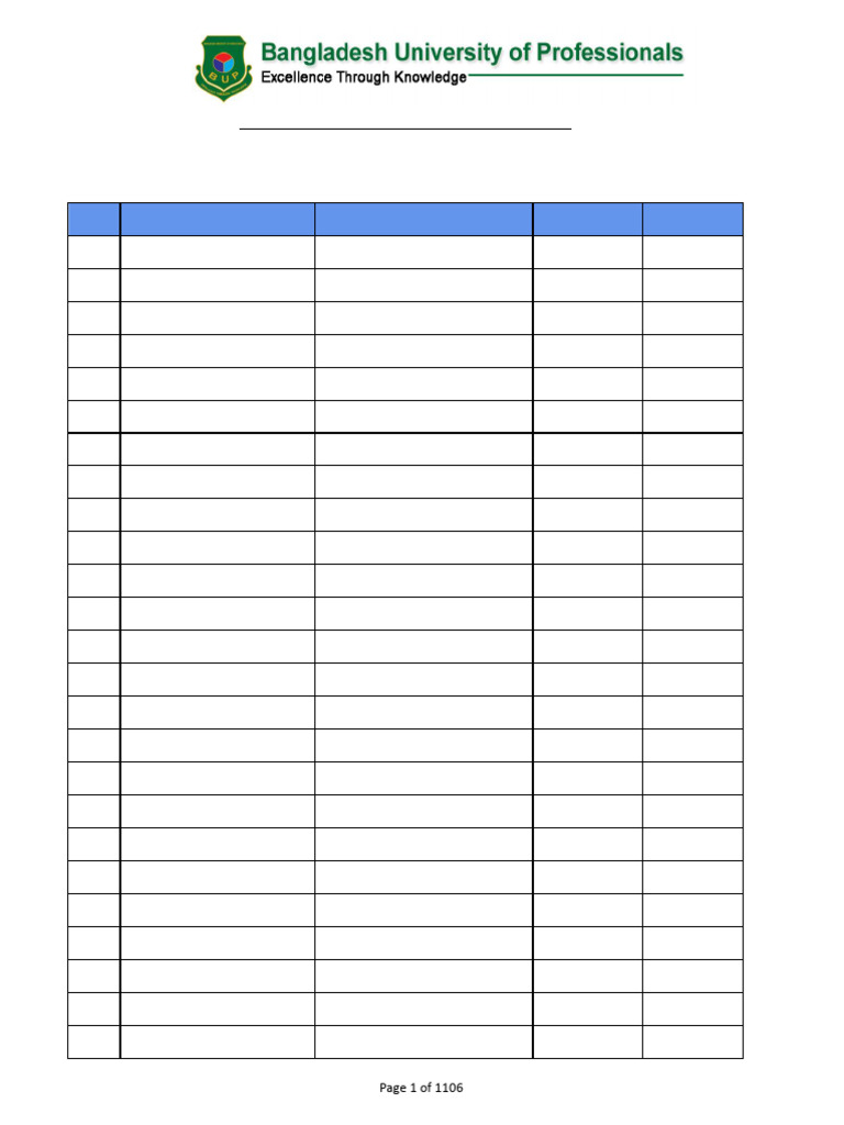 FST Eligible List 2024 2025 | PDF | Bangladesh