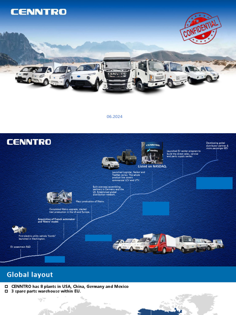 Cenntro Introduction-2024 (June) | PDF | Electric Motor | Rechargeable ...