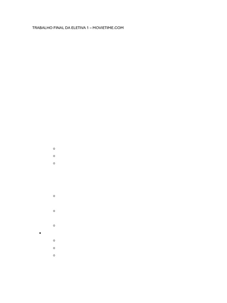 Trabalho Final Da Eletiva 1 | PDF | Roteiro