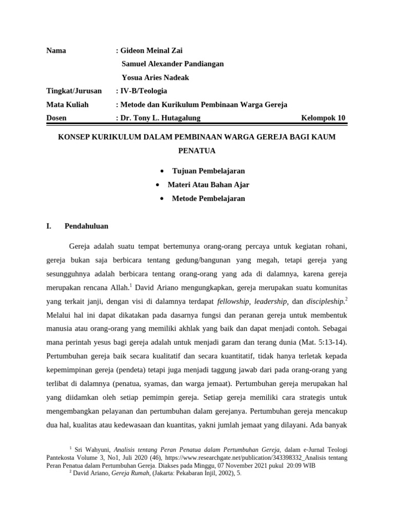 PWG - Kel 10 - IVB | PDF