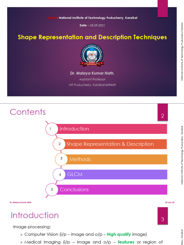 1 Shape Representation | PDF | Shape | Ellipse