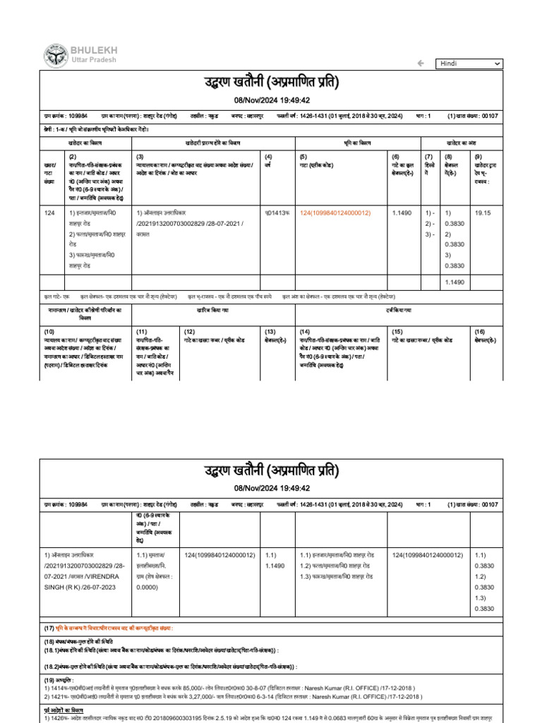 Khatoni Naqal Papa REG ZAMEEEN | PDF