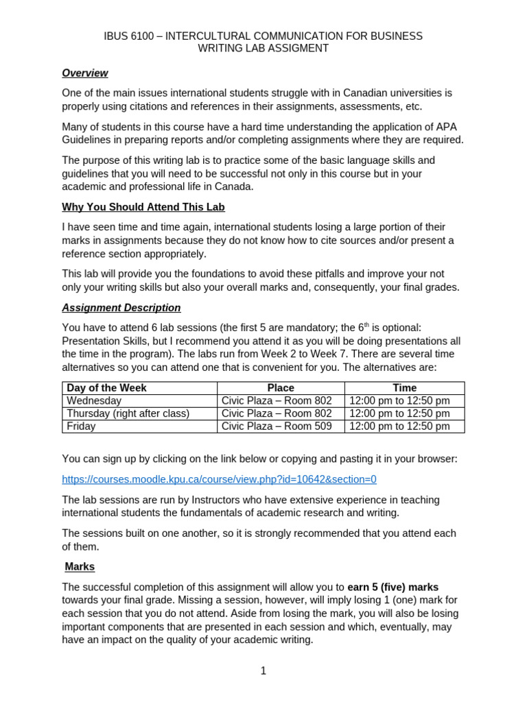 Writing Lab for International Students | PDF | Human Communication
