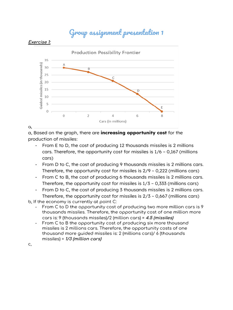 Opportunity Cost Analysis Guide Pdf Economies Economics