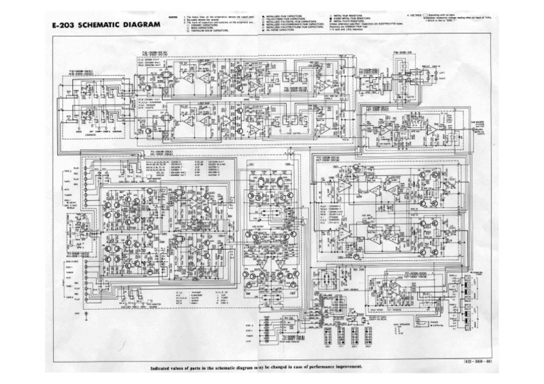 Accuphase E-203 Schematic | PDF