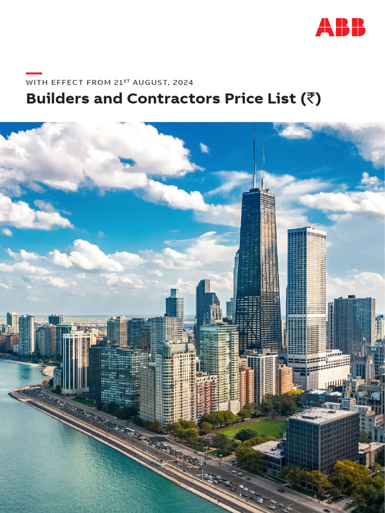 ABB Price List Aug 2024 Compressed | PDF | Electric Power Distribution ...