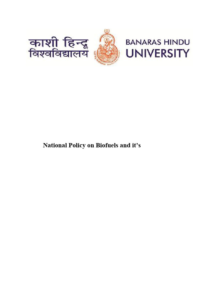 23421EEC028 (MEE 303 Assignment) | PDF | Biofuel | Biodiesel