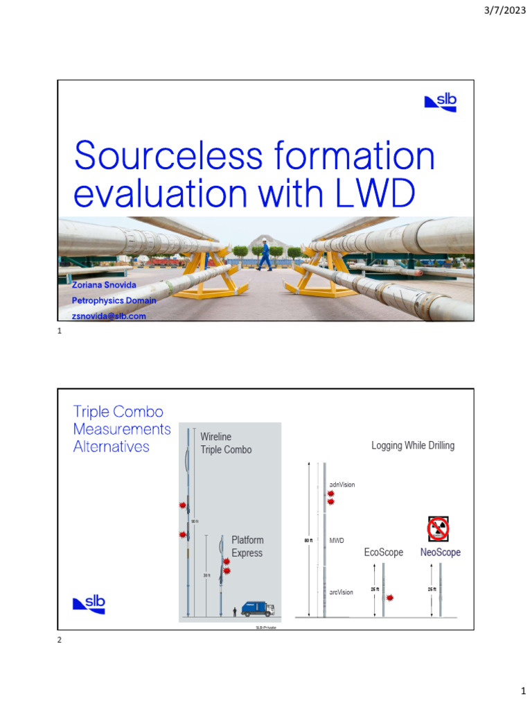 SLB FE LWD - NeoScope Presentation | PDF | Metrology