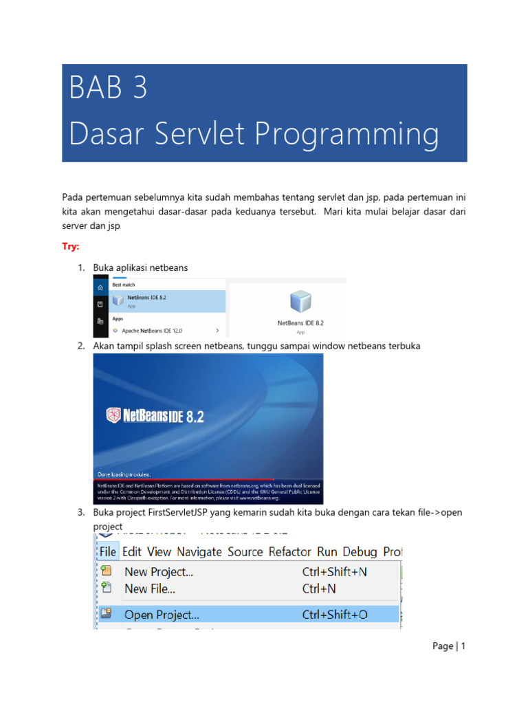 3 JSP Module - Dasar Servlet Programming | PDF