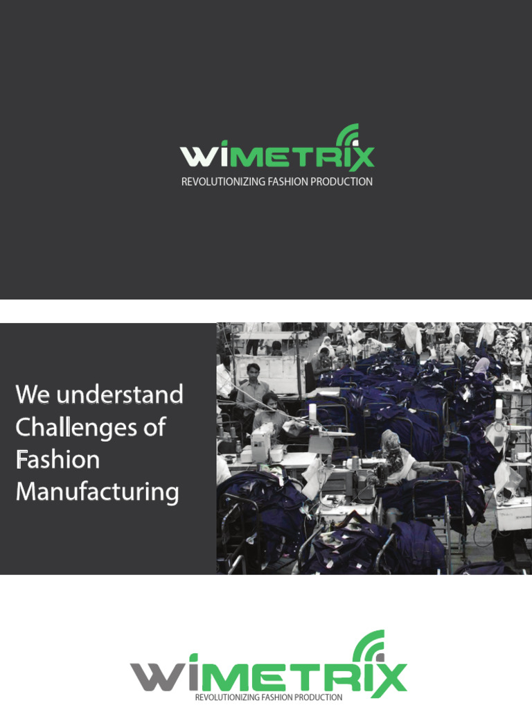 Wimetrix Company Profile 2 | PDF | Internet Of Things | Radio Frequency ...
