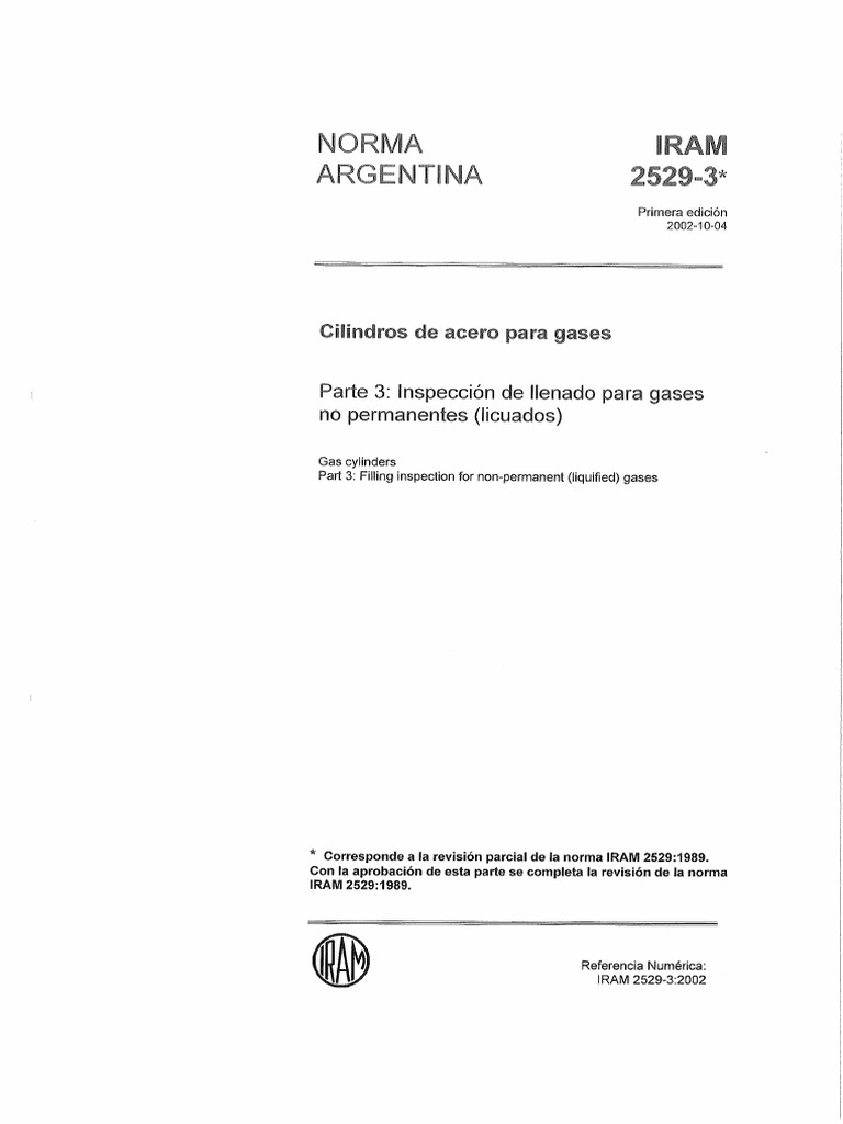 IRAM 2529 Parte 3 - 1ra Edición - 2002 | PDF