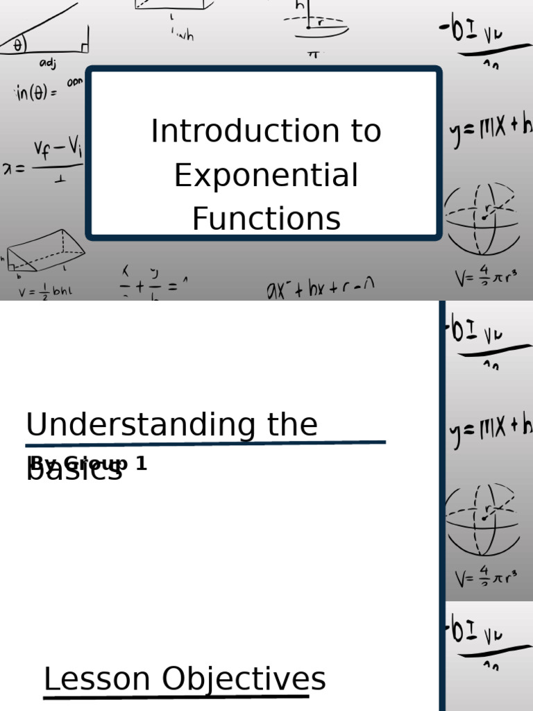 Exponential Functions Day 1 | PDF
